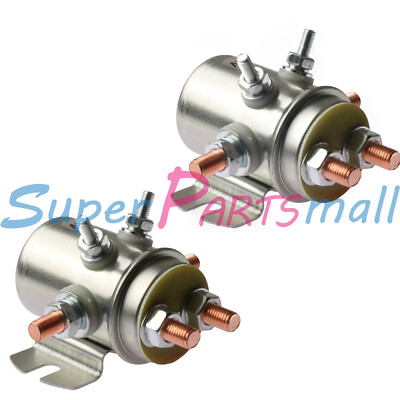 2X 12V Solenoid Relay Switch for Industrial Golf Cart Winch Motor 4x4 ...