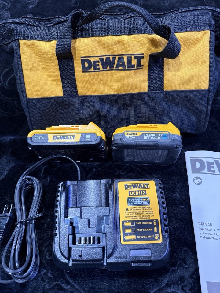 DEWALT Powerstack 20v & 2AH battery lot with charger | eBay