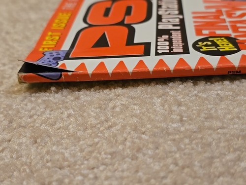 PSM Magazine Premiere 1st Issue volume 1 Sep 1997 Playstation 1 No Lid ...