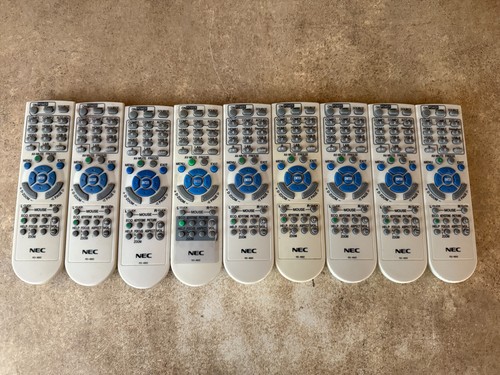 LOT OF 9 NEC RD-469E REMOTE FOR NEC PROJECTOR M282X M322X M322W M402X ...
