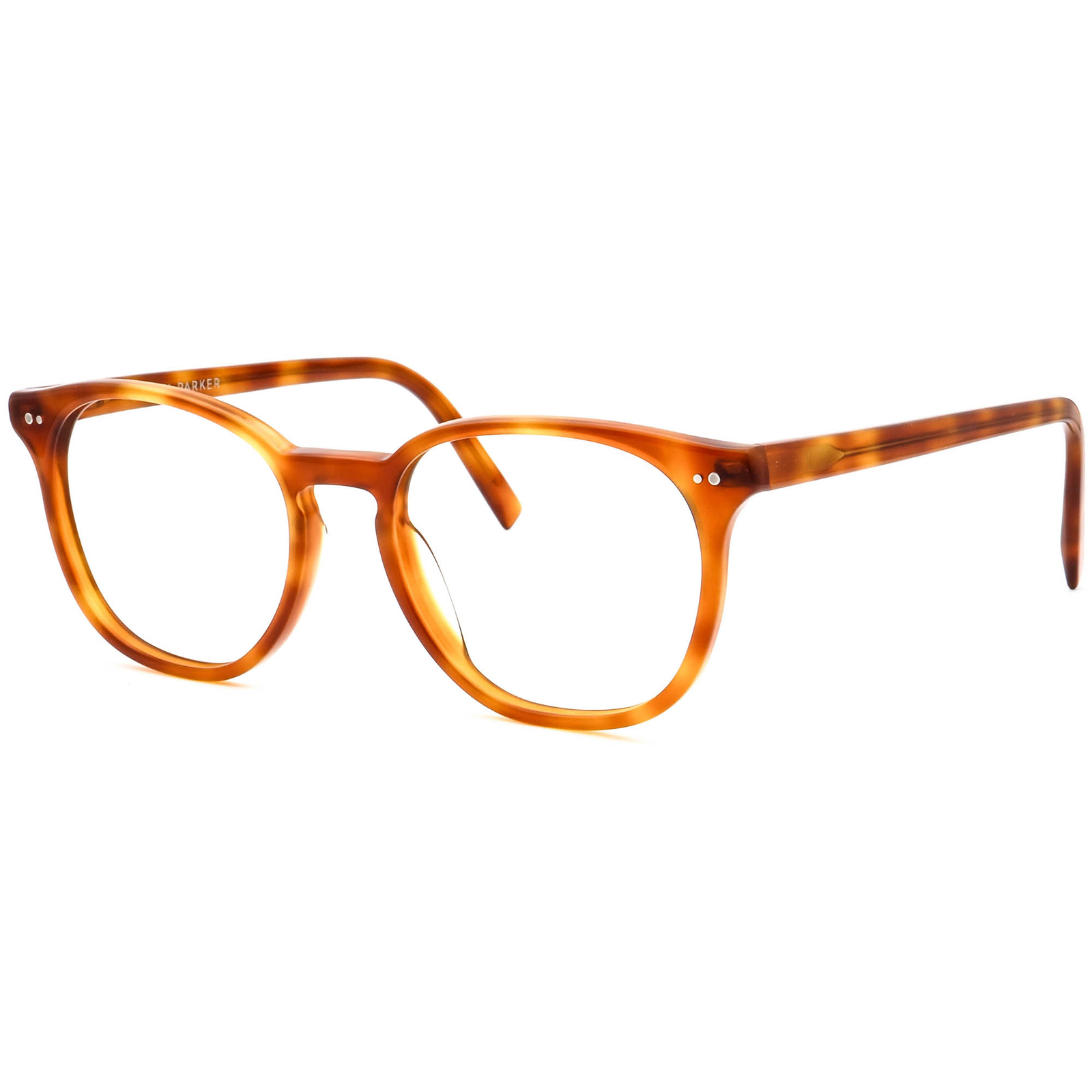 Warby Parker Eyeglasses Carlton W 267 Maple Tortoise Rounded Square 52 ...