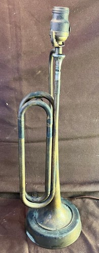 Old US USA S Regulation MilitaryBrass Metal Bugle Musical Instrument ...