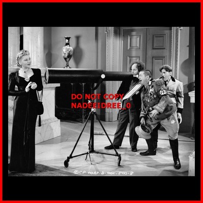 THE THREE STOOGES VERY NICE 1941 I'LL NEVER HEIL AGAIN MOE HOWARD 8X10 ...