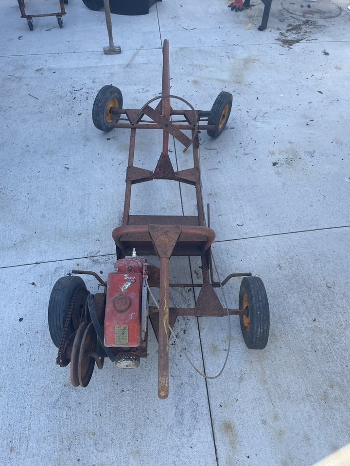 Vintage Go Kart Clinton 2 Cycle Project Yazoo Dragster | eBay