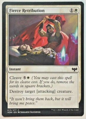MTG Fierce Retribution Innistrad: Crimson Vow 13/277 Common | eBay