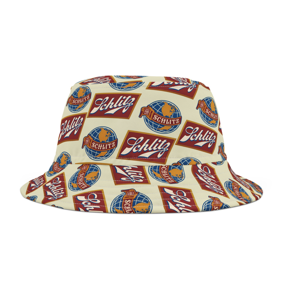 Vintage Schlitz Beer Bucket Hat S/L Sizes - Retro Hat Made in USA | eBay