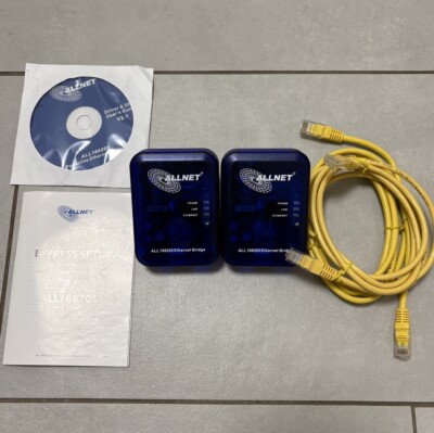 ALLNET POWERLINE ETHERNET ADAPTER ALL168205 Bundle- Internet über das ...