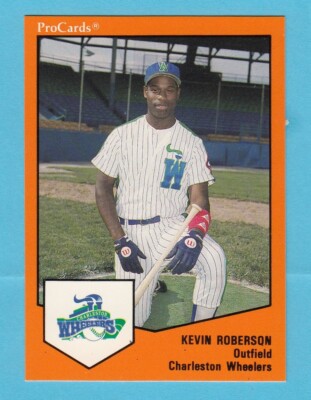 1989 Minor League Kevin Roberson -- Charleston Wheelers -- Box 183 | eBay