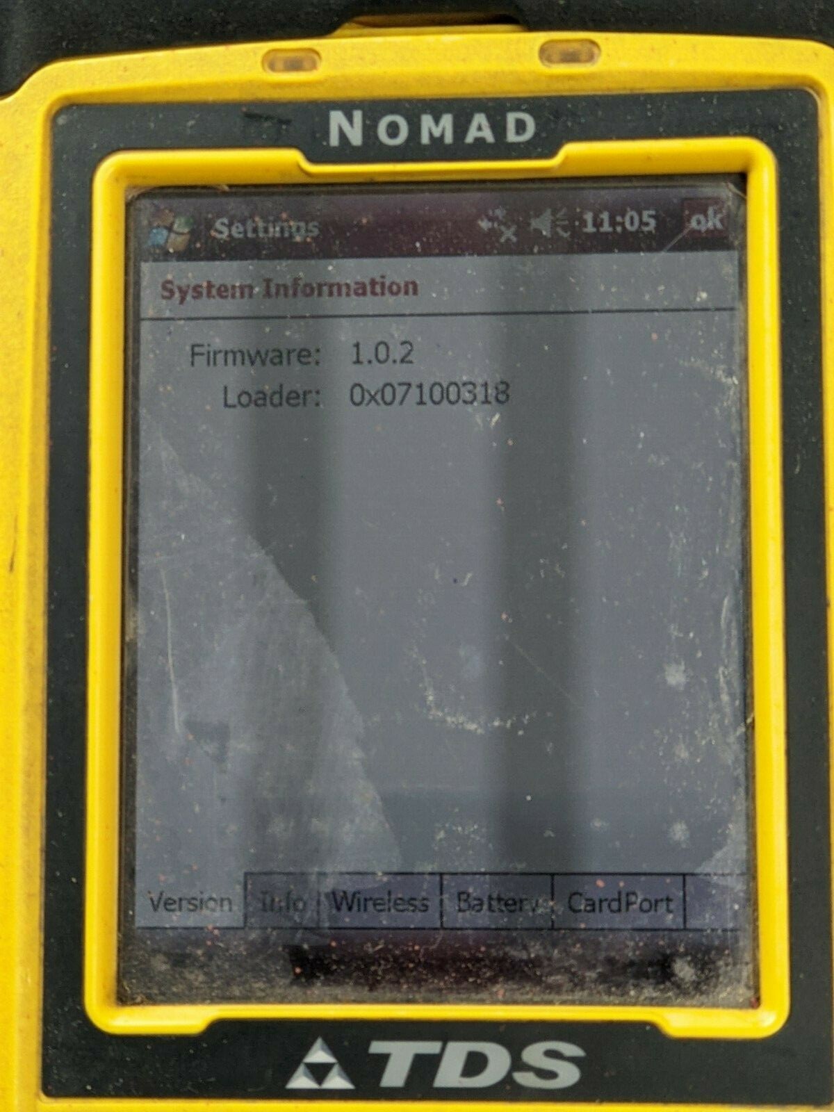TDS Trimble NOMAD Data Collector With Bluetooth and GPS | eBay