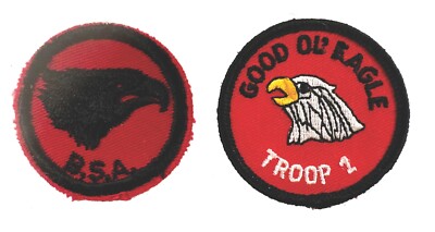 Boy Scouts Vintage Eagle Patrol and Woodbadge Troop 1 Eagle Patch | eBay