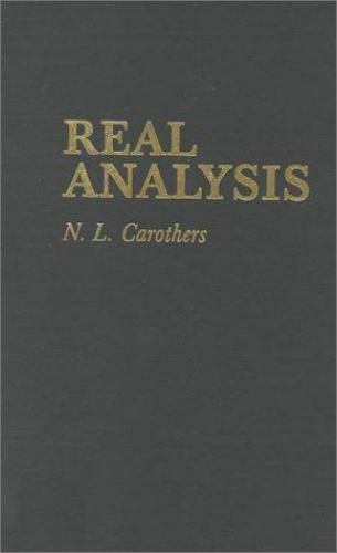 Real Analysis by N. L. Carothers (2000, Hardcover) 9780521497497| eBay