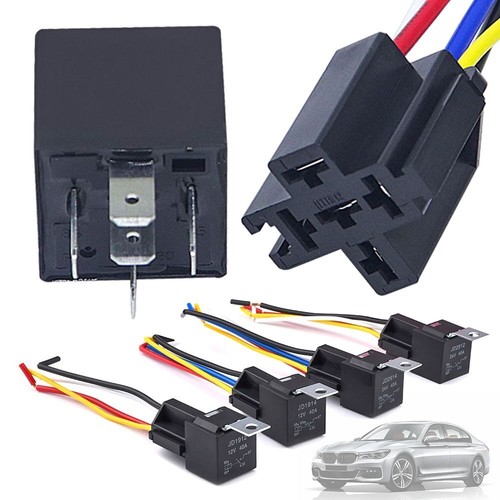 Socket Power Switch Automotive Relay 12V 24V 40A 4Pin 5Pin 4P 5P Car ...