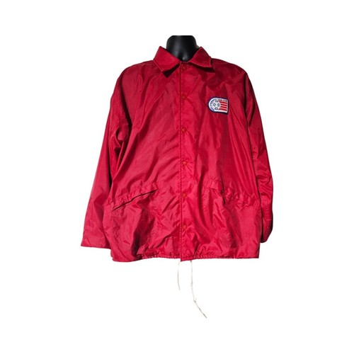 USA CUP Sons Of Norway's PLA-JAC by Dunbrooke Red Snap Jacket Mens Size ...