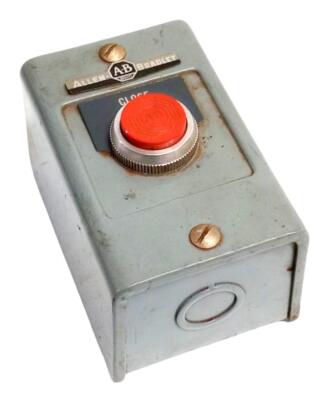 Allen-Bradley 800H-1HZ Push Button Enclosure NEMA Size 1 Series L Red ...