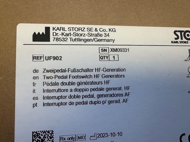 NEW STORZ UH400 AUTOCON III Electrosurgical Generator W/ UF902 ...