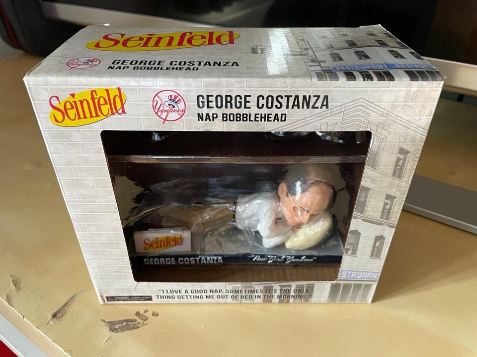 2025 Seinfeld George Costanza Bobblehead SGA Yankees Presale Sleeping ...