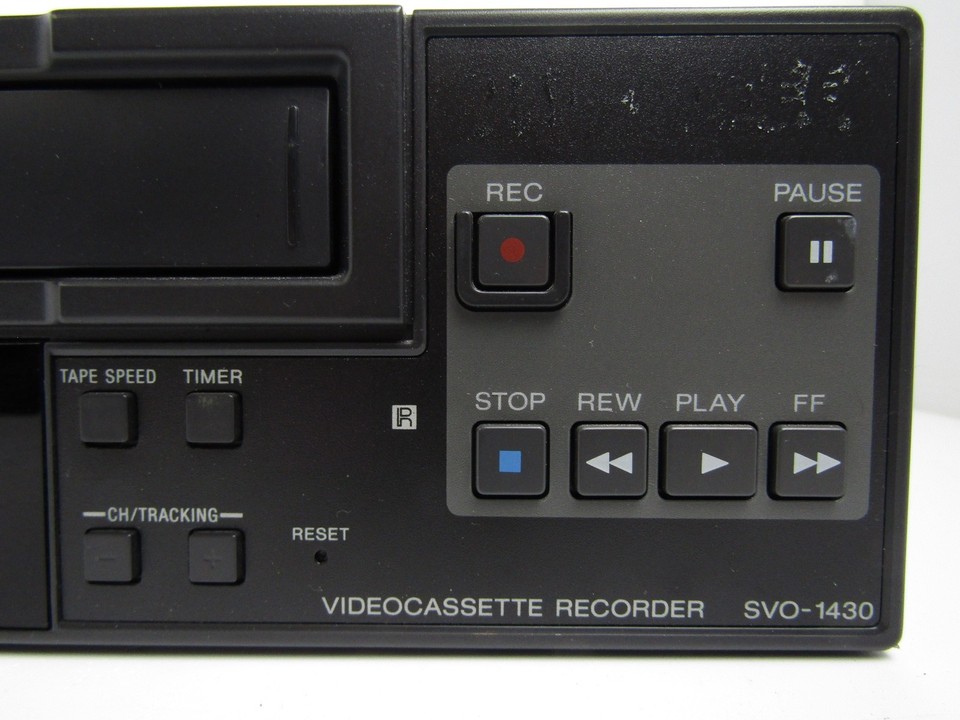 Sony SVO-1430 VHS VTR Video Cassette Recorder - AS IS - No Remote | eBay