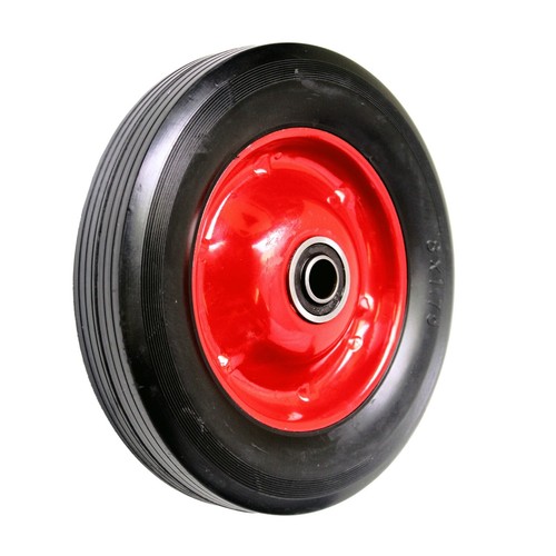 20cm 8 inch Solid Rubber Wheel 16mm Bore 45mm Wide Sack Truck Barrow ...