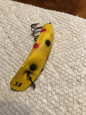 VINTAGE HELIN FLATFISH X4 LURE APPROX 2.5" | eBay