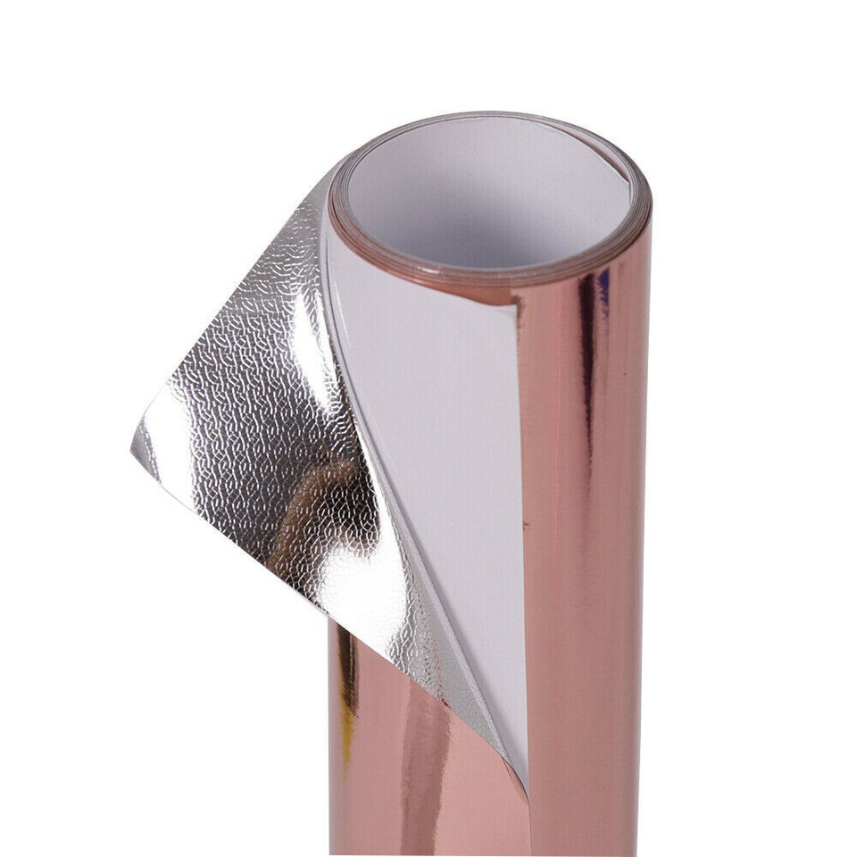 Entire Car Wrap 50FT x 5FT Auto Flexible Glossy Chrome Foil Vinyl Film ...