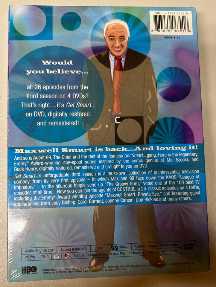 Get Smart Season 3 DVD (Brand New) | eBay