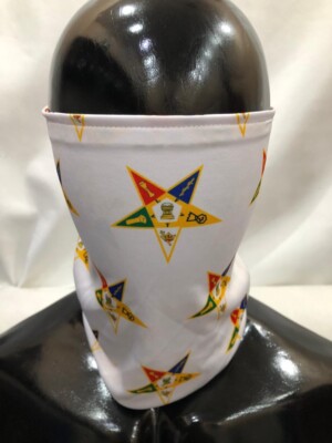 Order of Eastern Star (OES) Neck Gaiter OES MASONIC | eBay