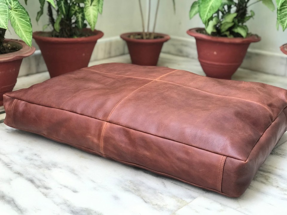 New Genuine Pet Leather bed cover. Handmade customized bed cover for ...