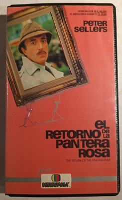 LA PANTERA ROSA, MOVIE BY PETER SELLERS, MEXICAN VHS, ENGLISH SPOKEN ...