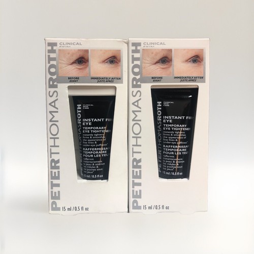 (2)PETER THOMAS ROTH Instant Firm Eye 0.5 oz new in box with gift bag ...
