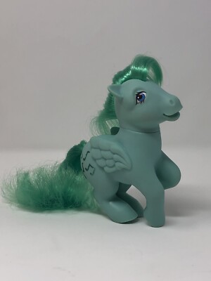 Vintage My Little Pony G1 1983 Pegasus Ponies Music Notes Green MLP ...