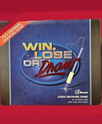 Win, Lose or Draw Video Drawing Game System Senario TV's Original ...
