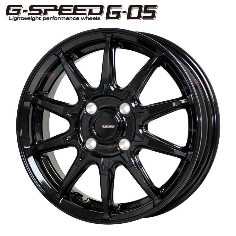 G.SPEED G05 13x4.0 +45 4x100 MBK Black Light Track Rims Kei Wheels 4 ...