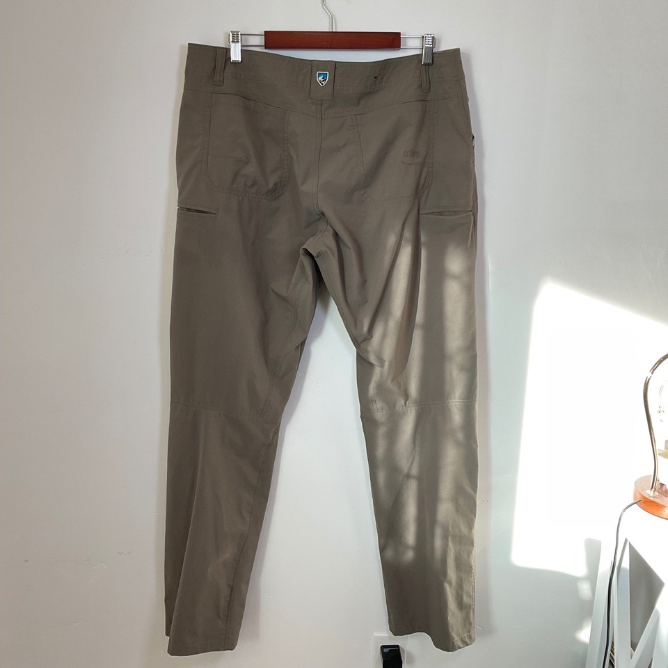 KUHL Mens 38x34 Hiking Pants Khaki Straight Leg Outdoor Utility Work | eBay