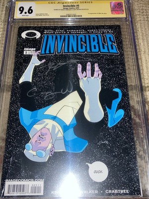 Invincible 5 CGC SS Signed Cory Walker & Robert Kirkman Image Comics ...
