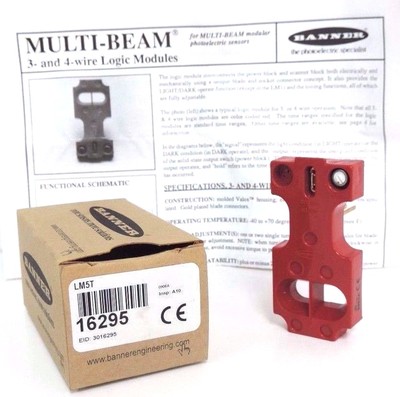 NIB BANNER LM5T MULTI-BEAM LOGIC MODULE 16295 | eBay