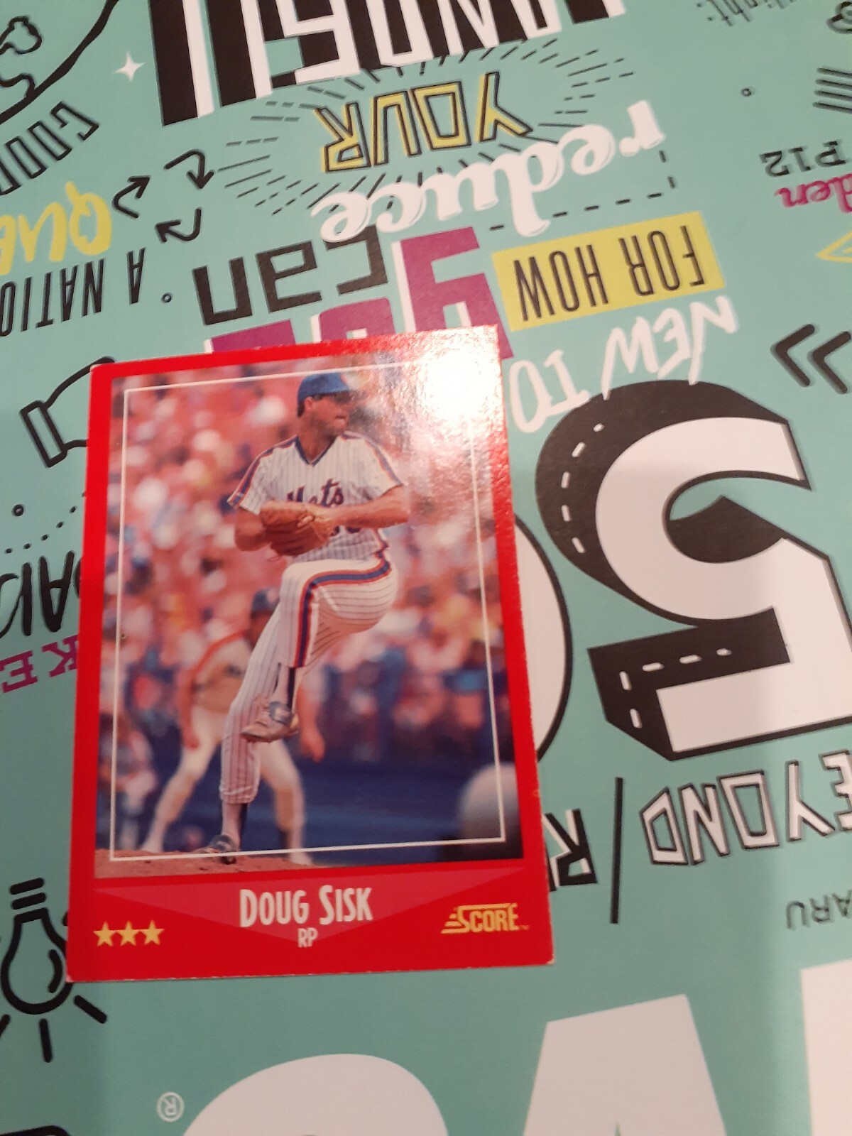 Score Doug Sisk Relief Pitcher Baseball Card | eBay