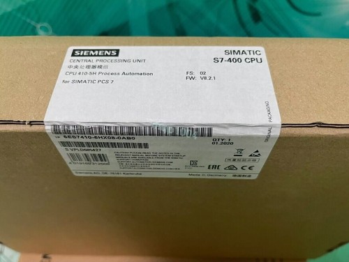 New Factory Sealed Siemens SIMATIC PCS 7 CPU 410-5H 6ES7410-5HX08-0AB0 ...