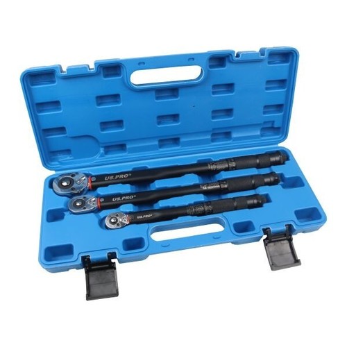 PRO Tools 3pc Calibrated Torque Wrench Set/ 2-230nm (1.5-169.5ft-lb ...