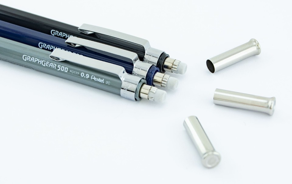 Pentel Graphgear 500 Mechanical Drafting Pencils 0.5 0.7 0.9mm Lead ...