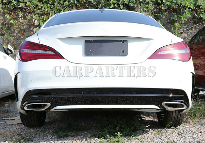 For Benz CLA C117 W117 CLA45 AMG Black Rear Bumper Spoiler Air Vent ...