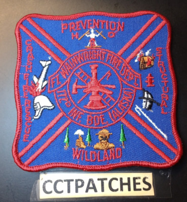 FORT WAINWRIGHT, ALASKA FIRE DEPARTMENT PATCH AK | eBay