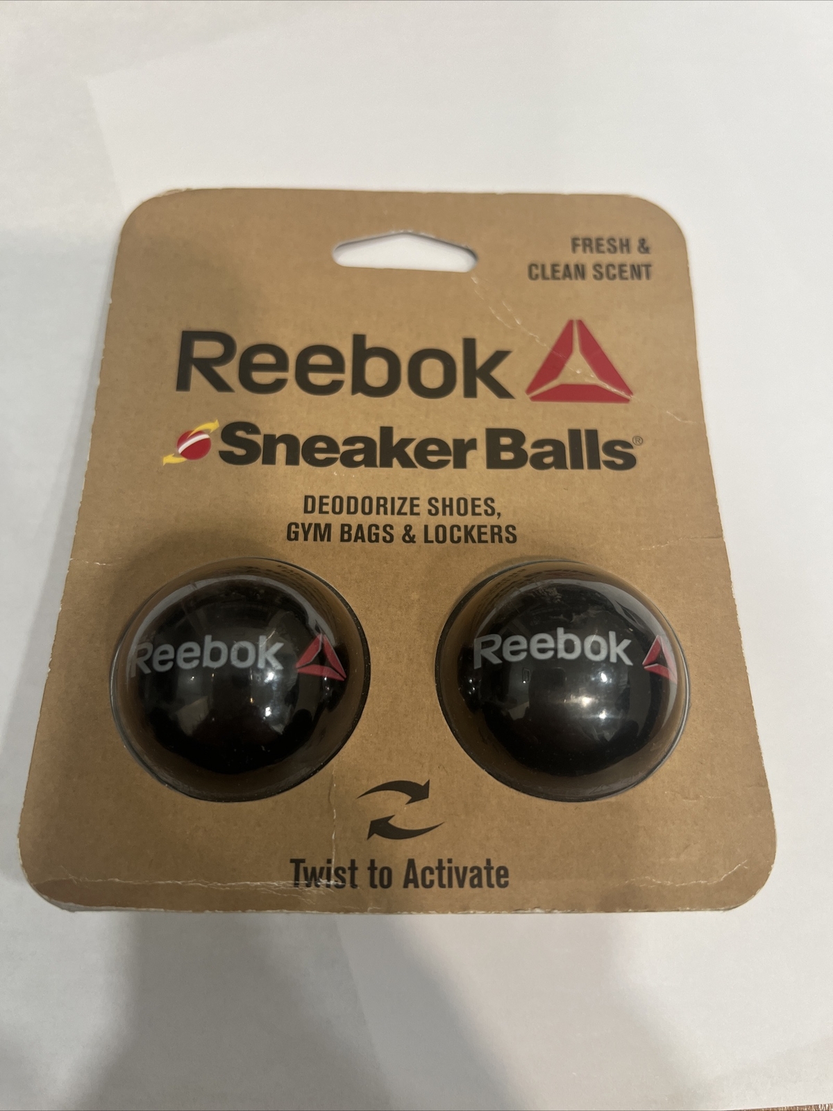 Reebok Sneaker Balls (2 Pack) Deodorizer for Shoes, Gym Bags and ...