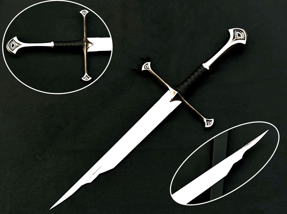 Hand Forged Handle Shard Of Narsil Sword of King Anduril, Broken Lord ...