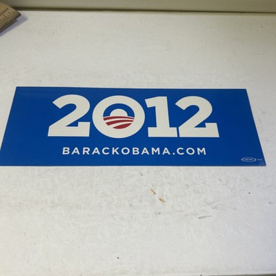 Barack Obama Official 2012 President Campaign Bumper Sticker | eBay