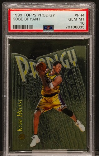 70108035 Kobe Bryant 1999-00 Topps Prodigy PR4 Lakers PSA 10 GEM MINT ...