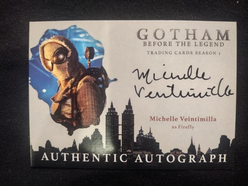 GOTHAM SEASON 2 AUTO CARD-MV2 (MICHELLE VEINTIMILLA AS FIREFLY) | eBay