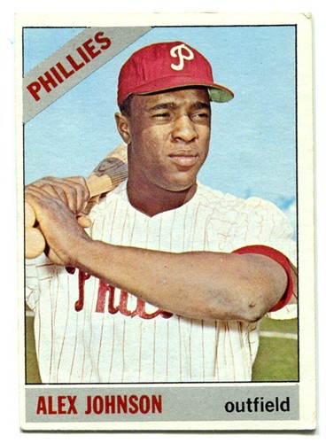 1966 Topps #104 Alex Johnson Baseball Card - Philadelphia Phillies | eBay