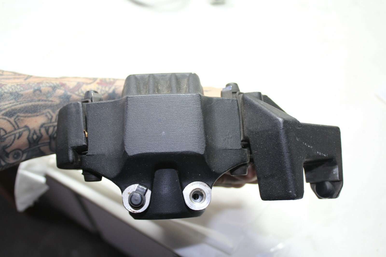 FXR rear brake caliper + mount bracket Harley FXRT FXRP FXRS FXRD FXLR ...