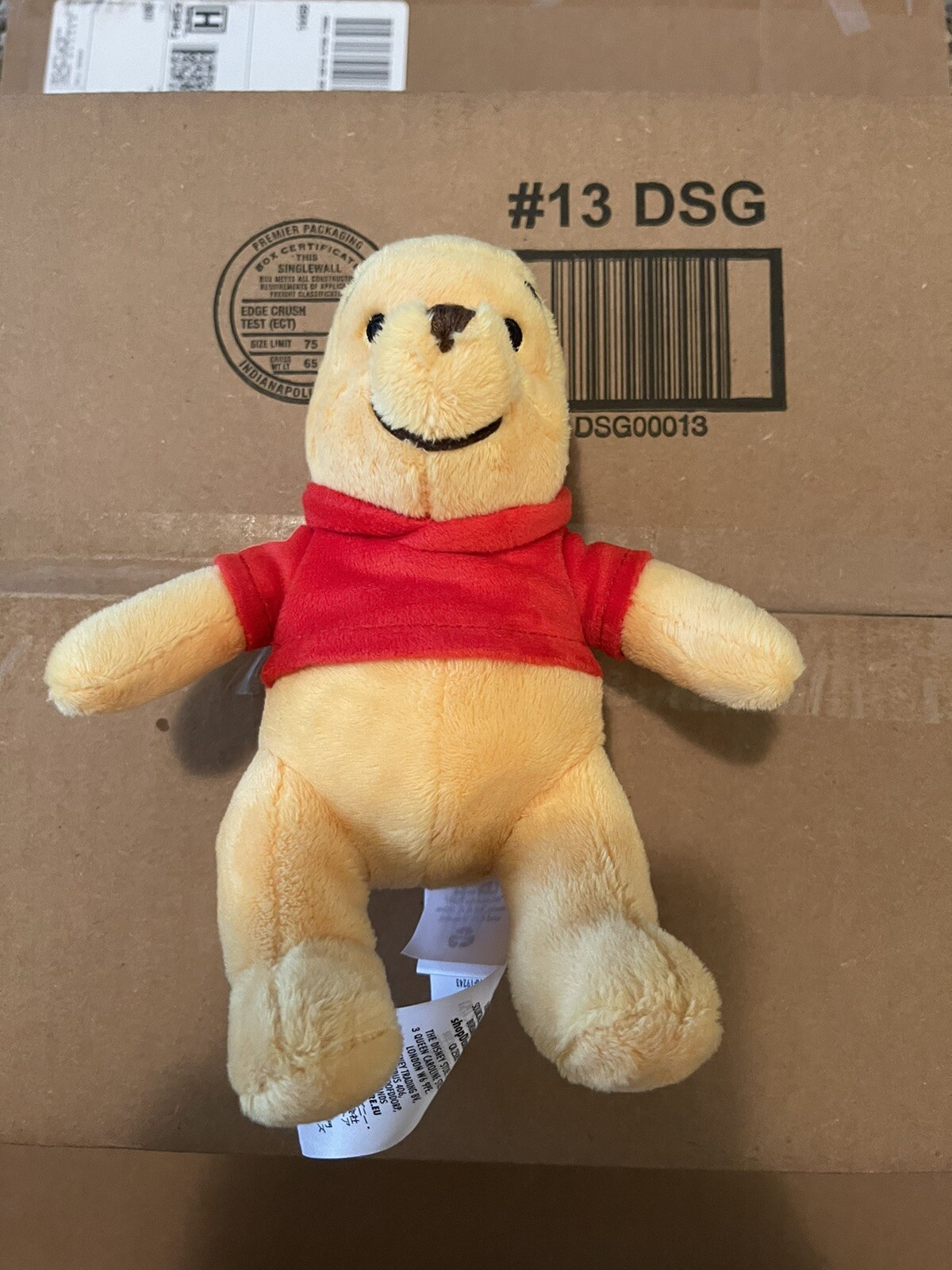 Disney Store Winnie The Pooh Plush Soft Small Pooh Bear Plush new | eBay