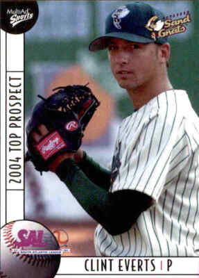 2004 South Atlantic League Top Prospects Multi-Ad #8 Clint Everts ...